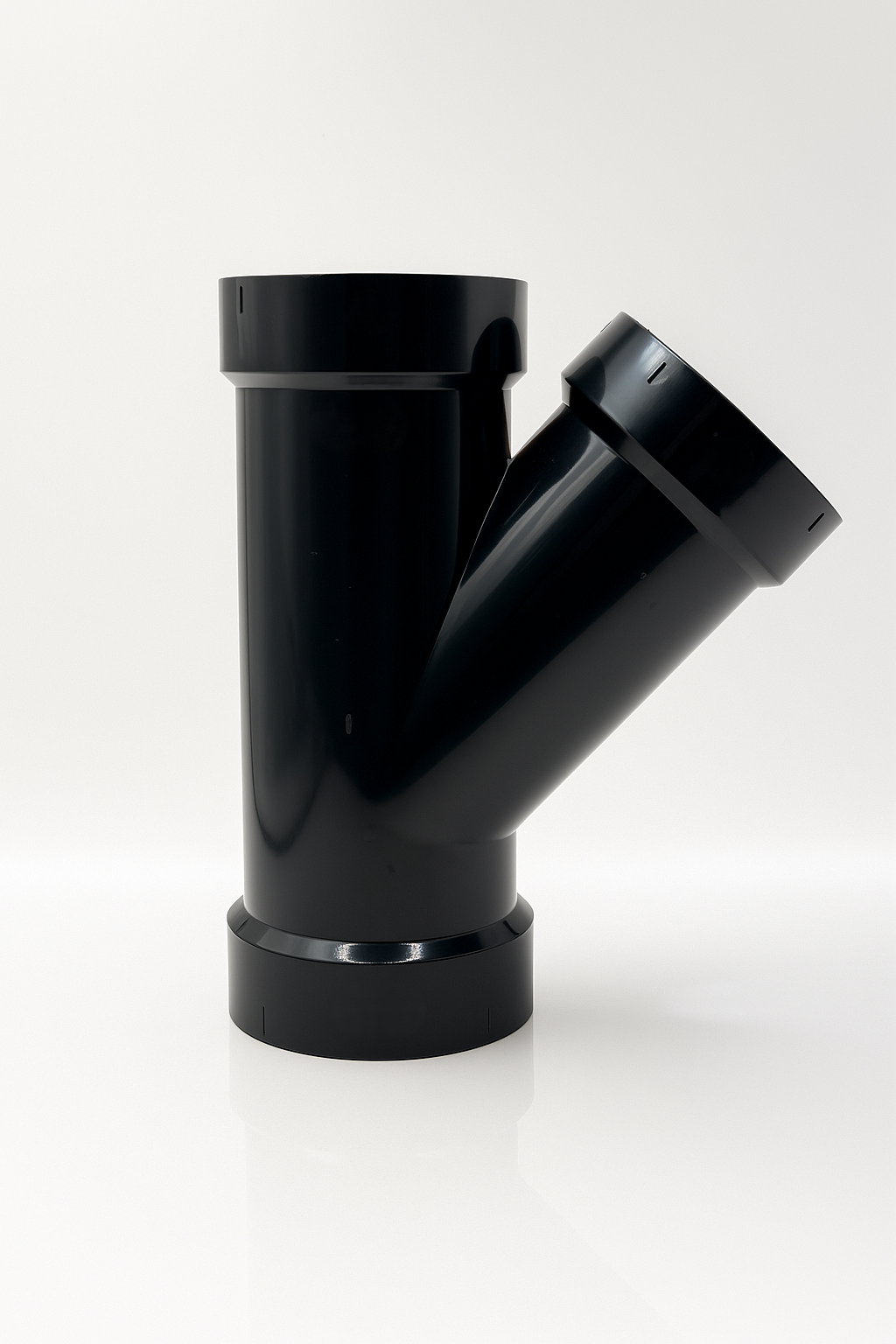 ABS DWV Reducing Wye | 3"x2", 4"x2", 4"x3" Hub Fittings | Drain Fitting ...