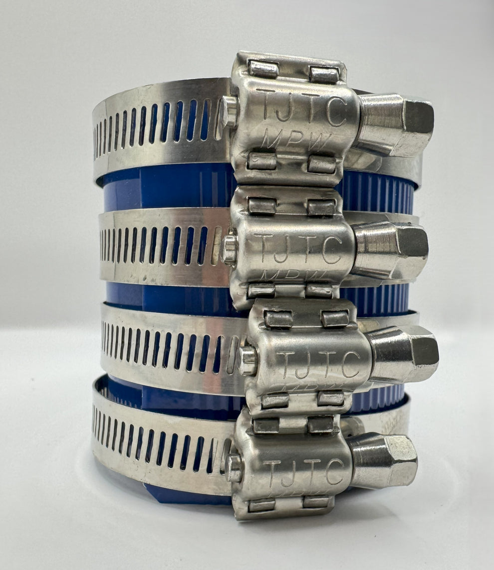 Heavy Duty No Hub Coupling - 2" 3" 4" Options – Magnum Plumbing Wholesale